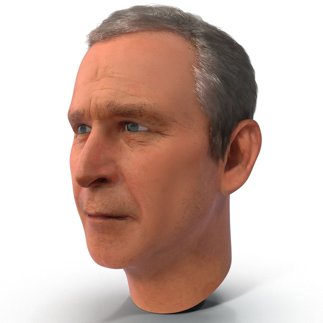 3d Model George W Bush Head