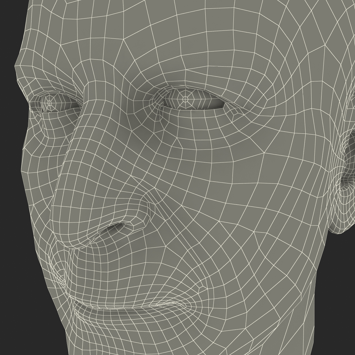3d model george w bush head