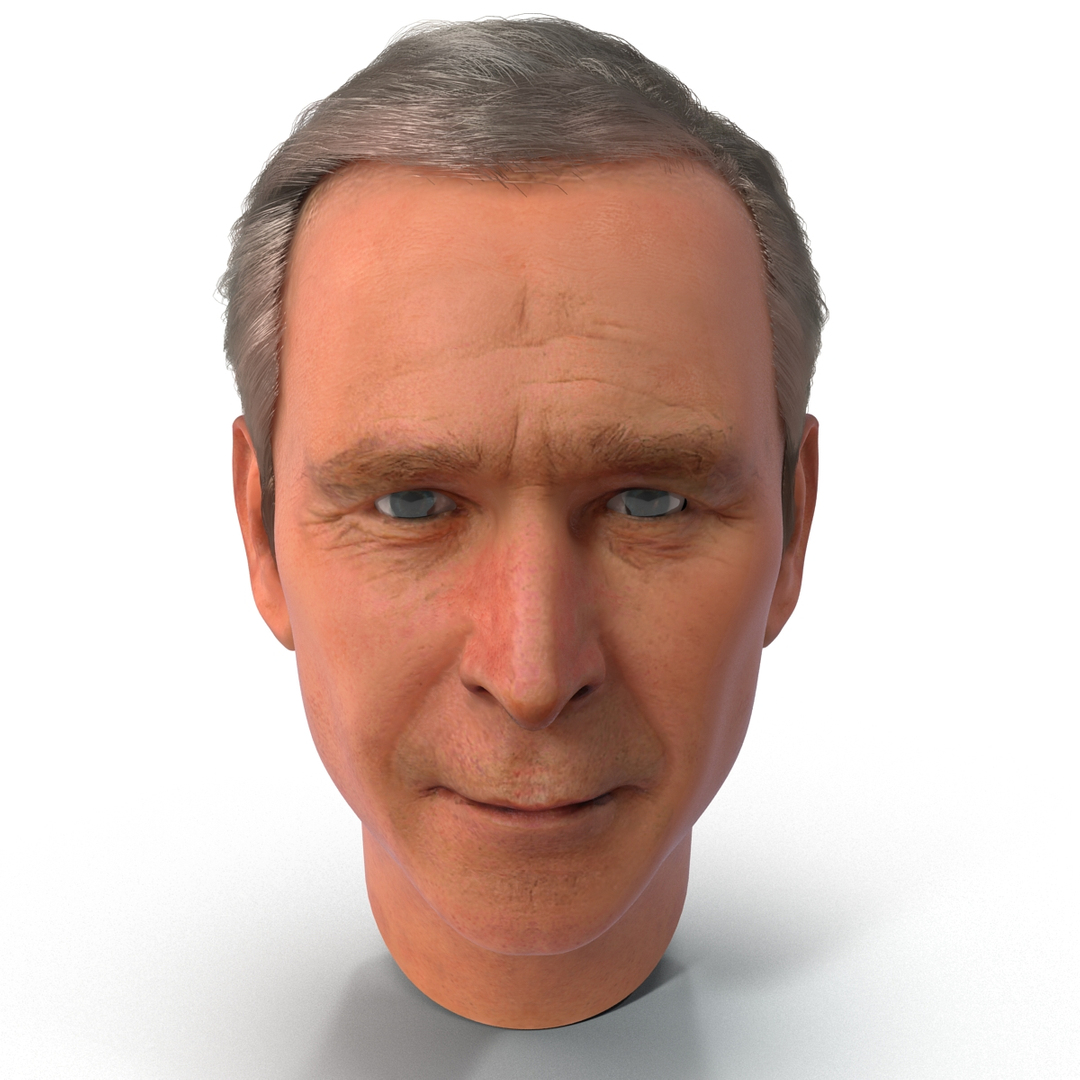 3d Model George W Bush Head