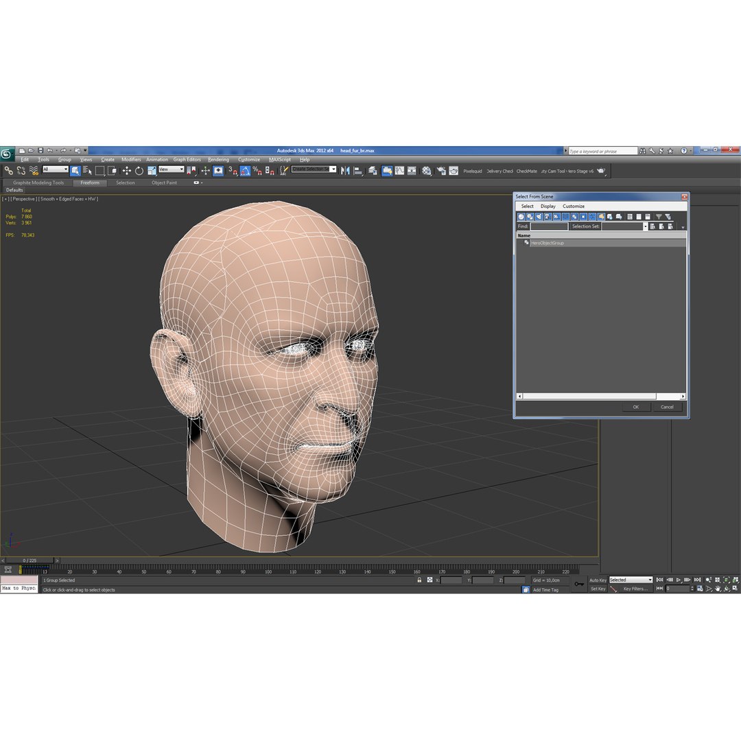 3d Model George W Bush Head