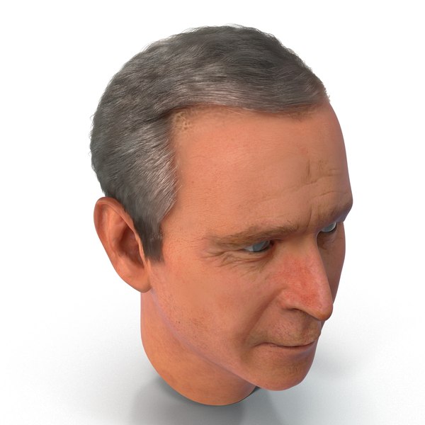 3d model george w bush head