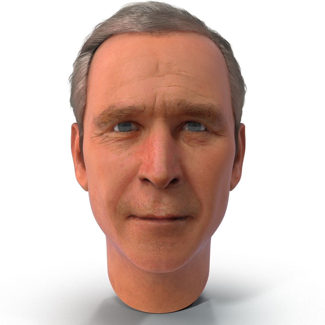 3d Model George W Bush Head