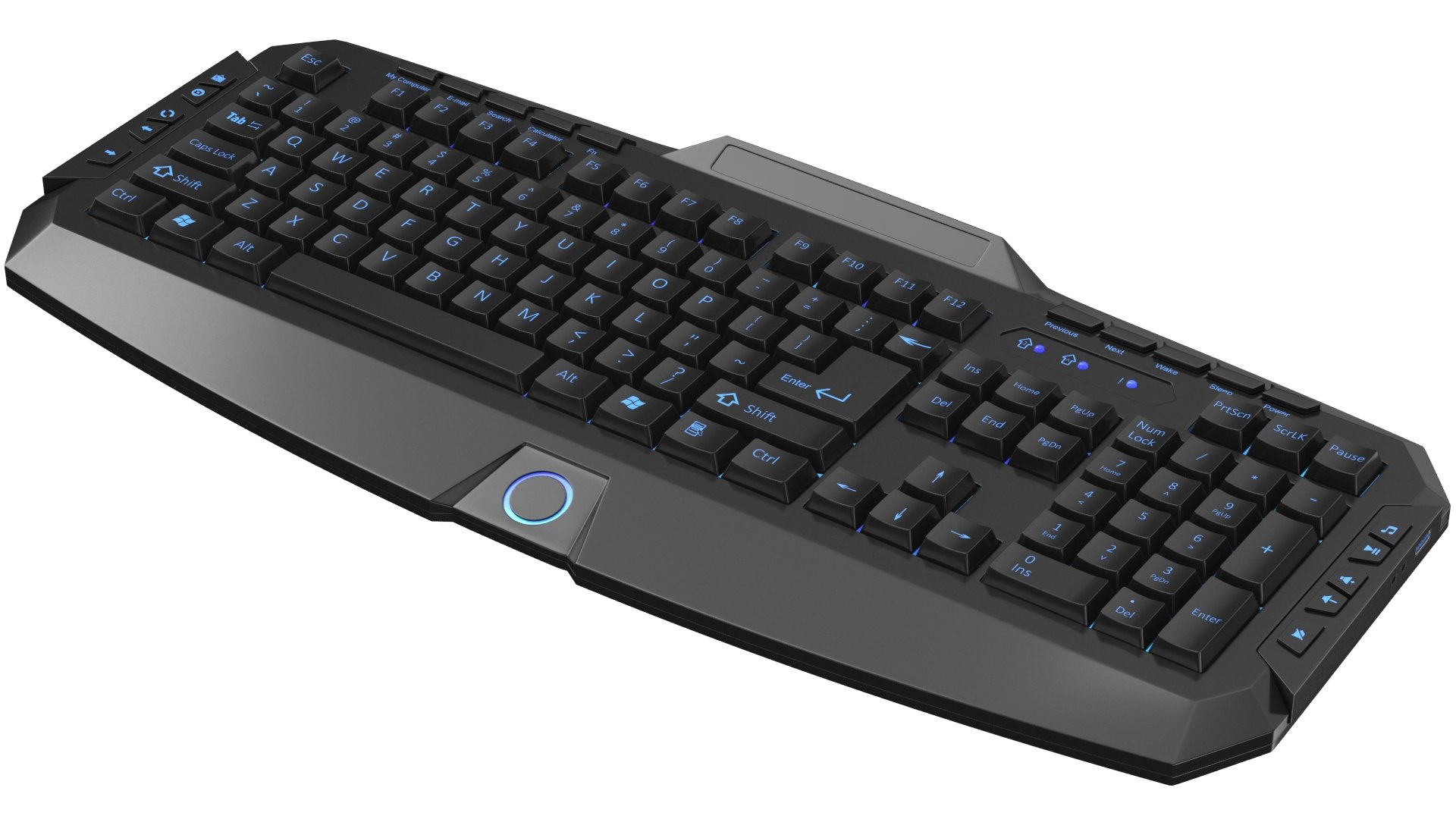 3D Light On And Off Computer Keyboard Model - TurboSquid 1995405