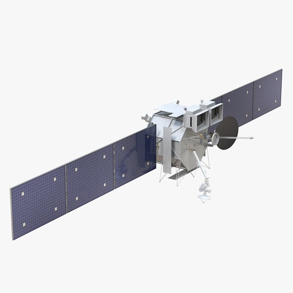 modelo 3d Satélite espacial con paneles solares - TurboSquid 2383141