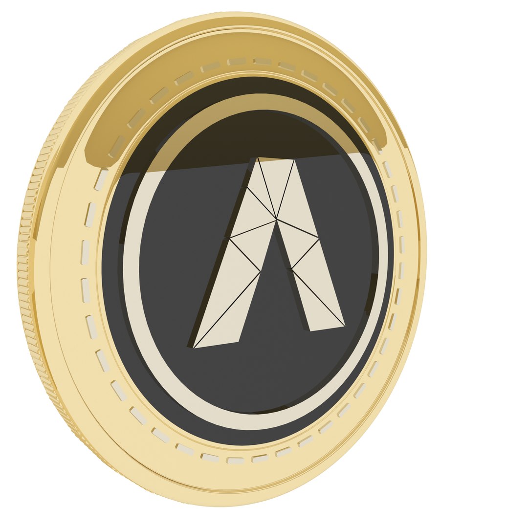 3D model ALIS Cryptocurrency Gold Coin - TurboSquid 1781867