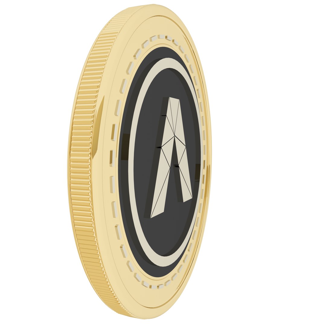 3D model ALIS Cryptocurrency Gold Coin - TurboSquid 1781867