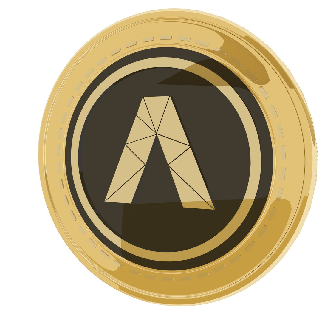 3D model ALIS Cryptocurrency Gold Coin - TurboSquid 1781867