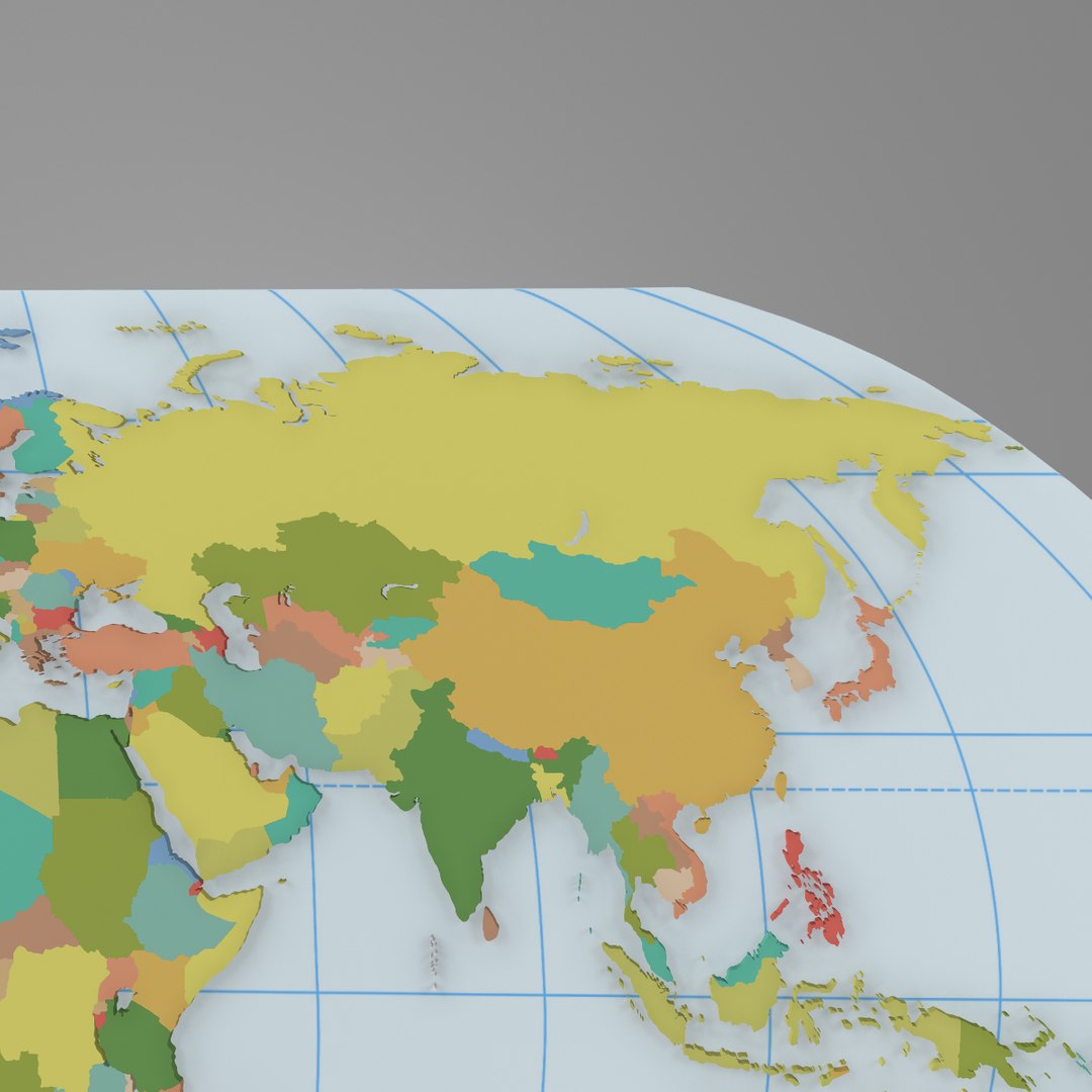 World Atlas 3d Model