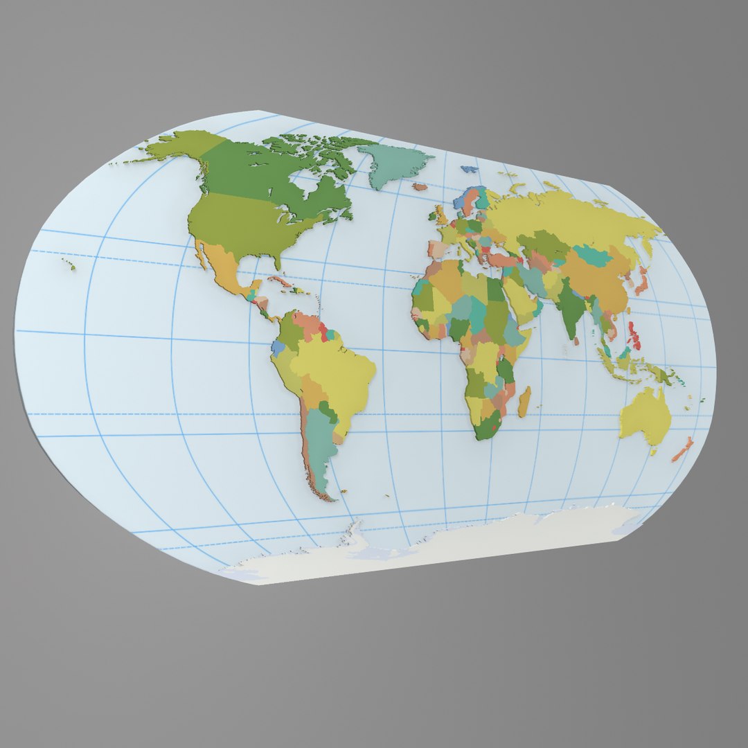 World Atlas 3d Model