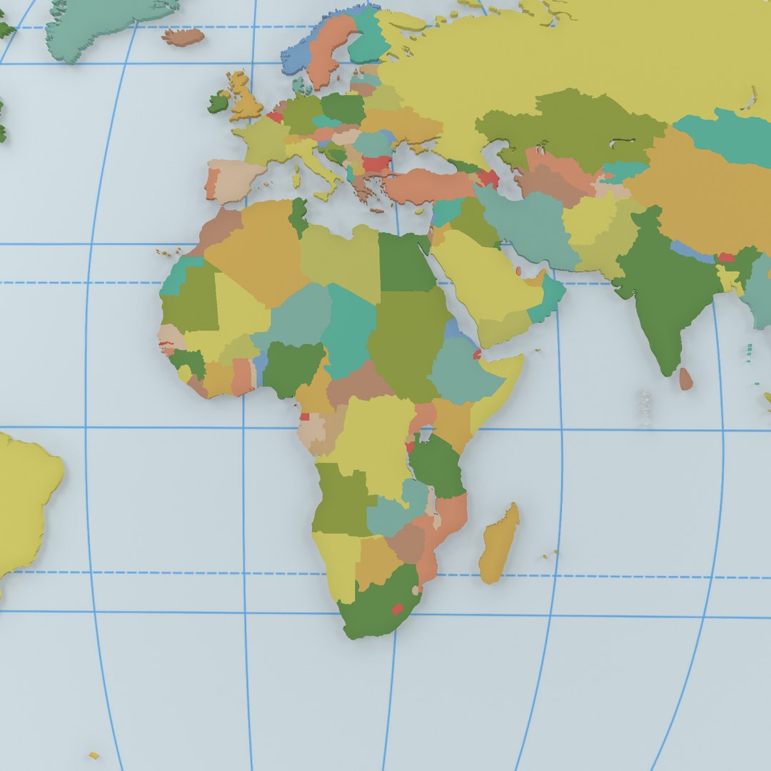 World Atlas 3d Model