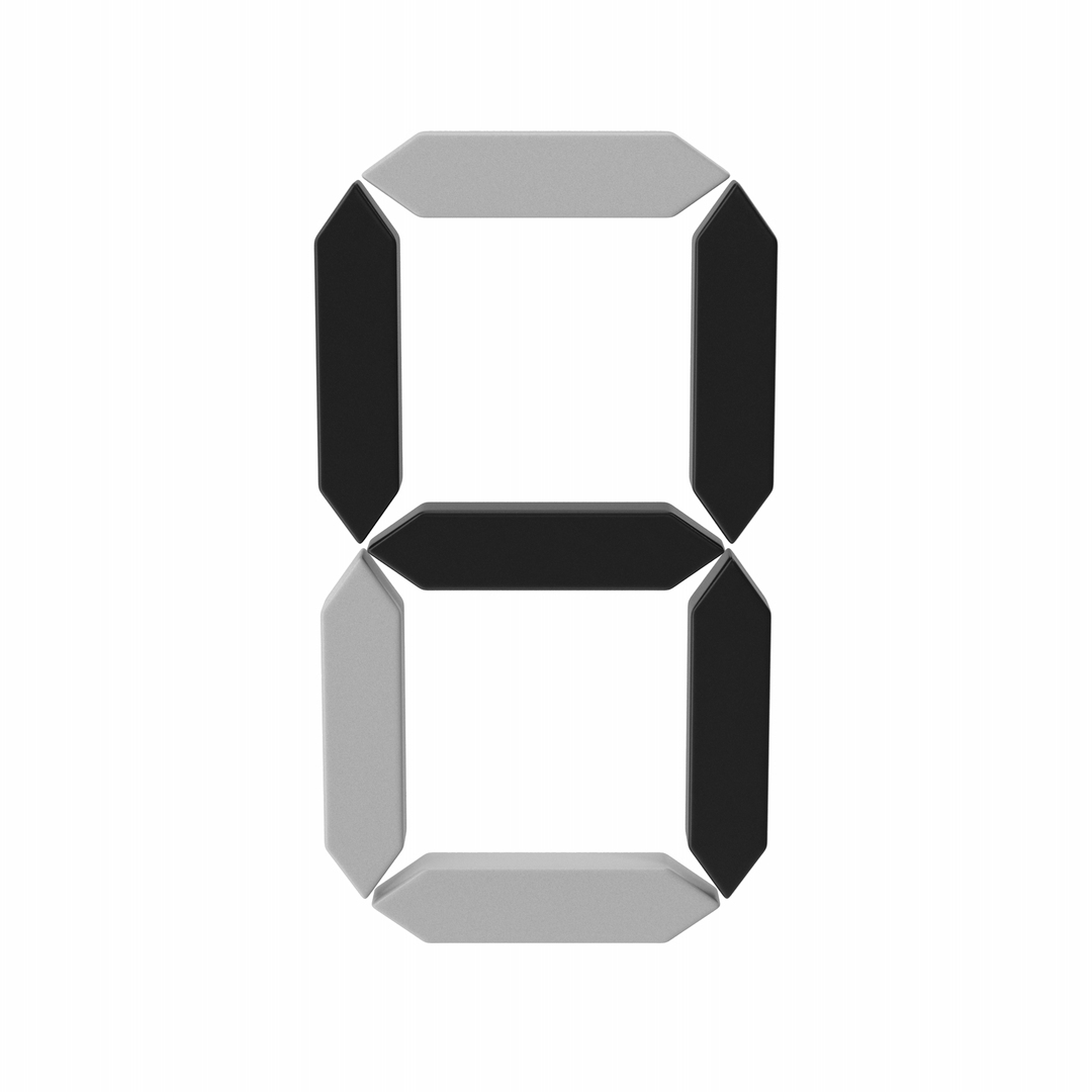 3D Calculator Number 4 Model - TurboSquid 2132765