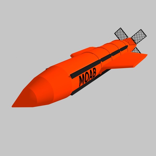 3D gbu-43 moab bombs | 1147725 | TurboSquid