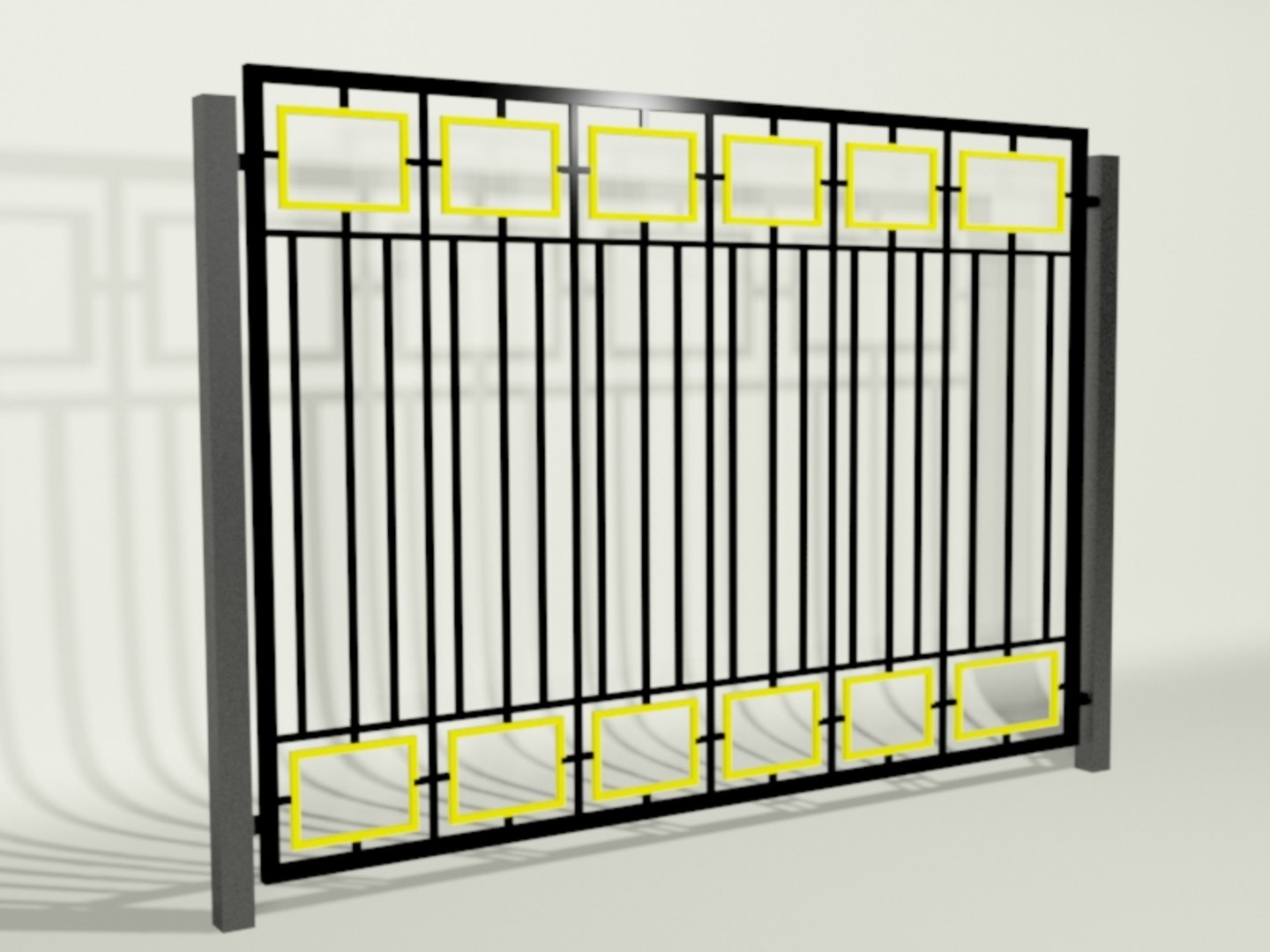 Fence Railing 3d Max