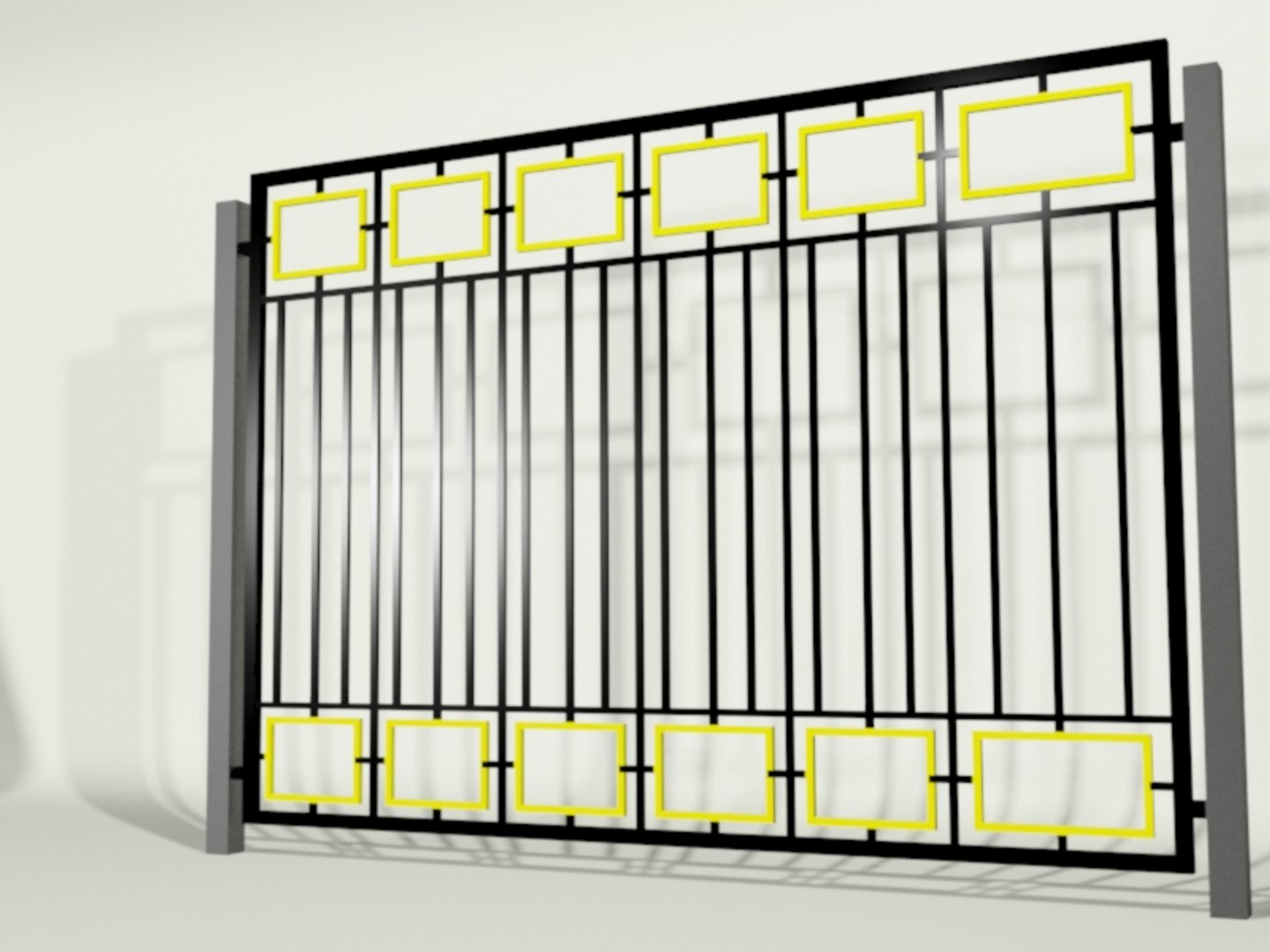 Fence Railing 3d Max