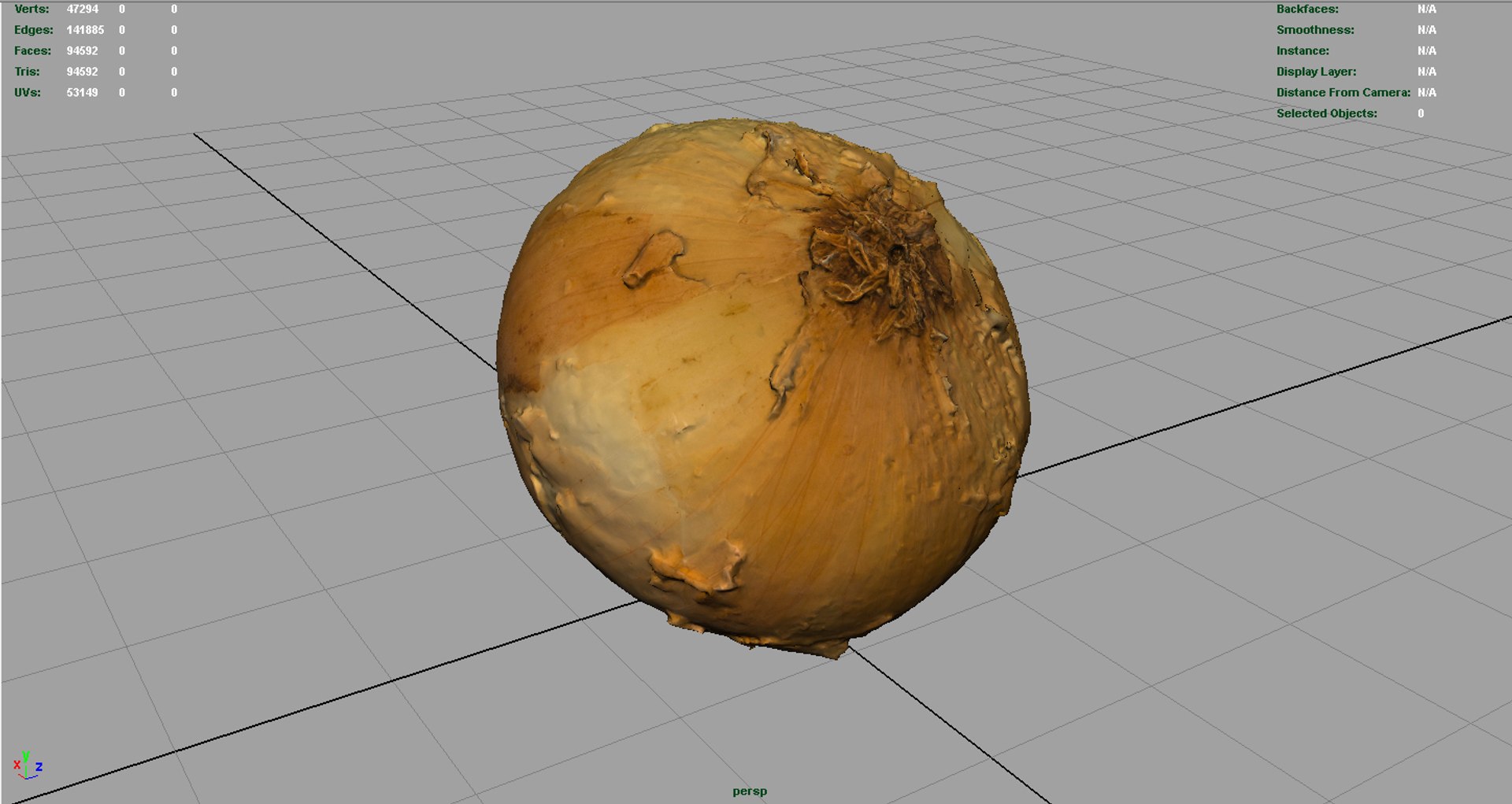 Onion 3d Model