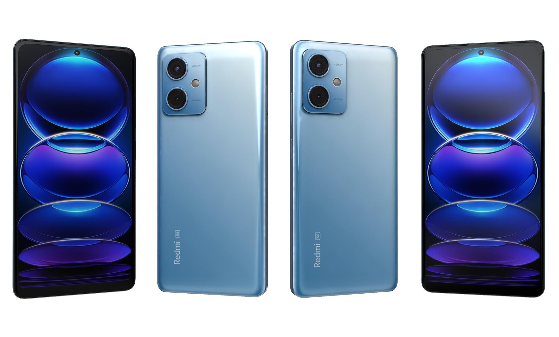 Xiaomi Redmi Note 12 Blue 3D Model - TurboSquid 1990101