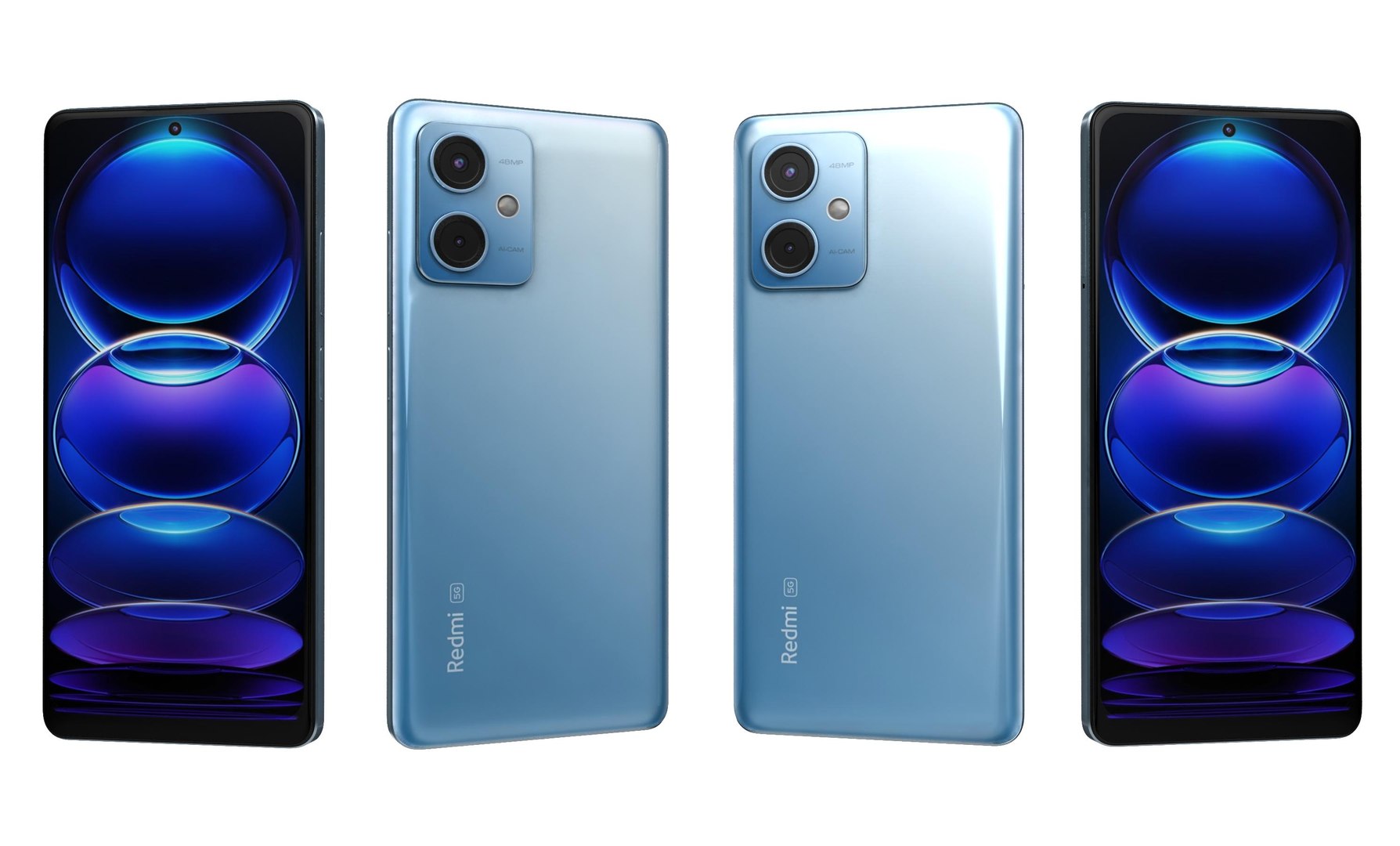 Xiaomi Redmi Note 12 Blue 3D Model - TurboSquid 1990101