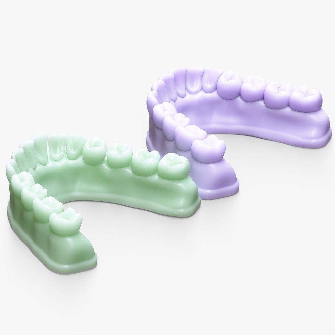 Dentures Mold Model - TurboSquid 2064240
