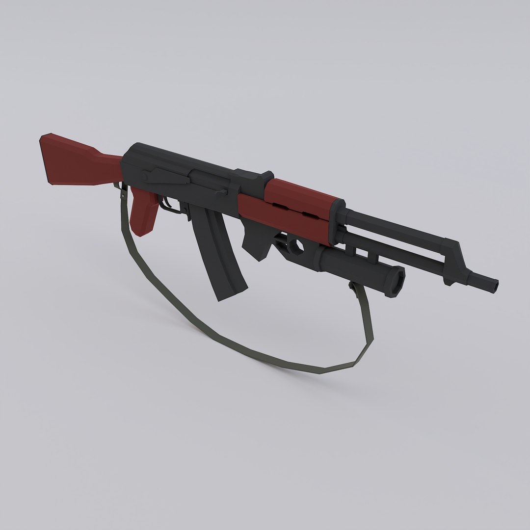 3D AK 107 Assault Rifle Gun - TurboSquid 1992778