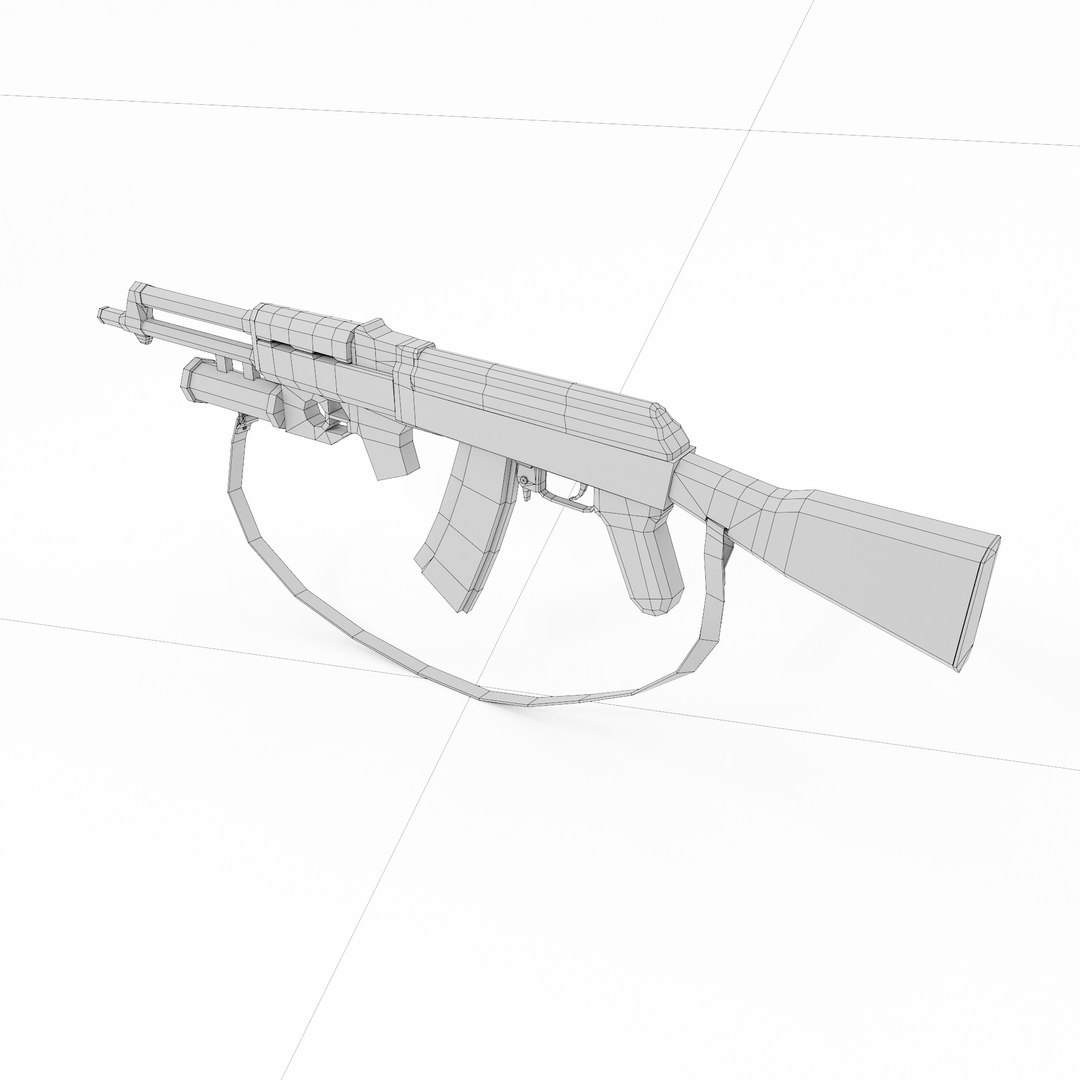 3D AK 107 Assault Rifle Gun - TurboSquid 1992778