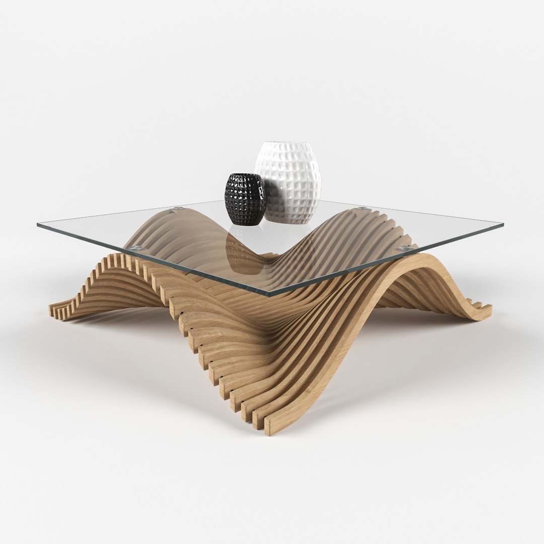 Parametric table 3D model - TurboSquid 1391346