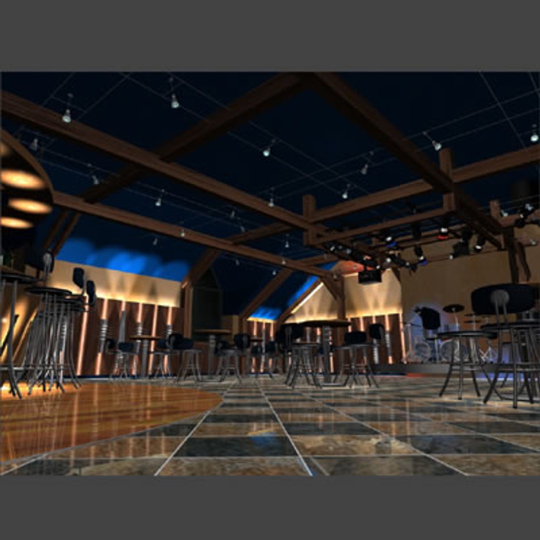 Bar Club 3d Model