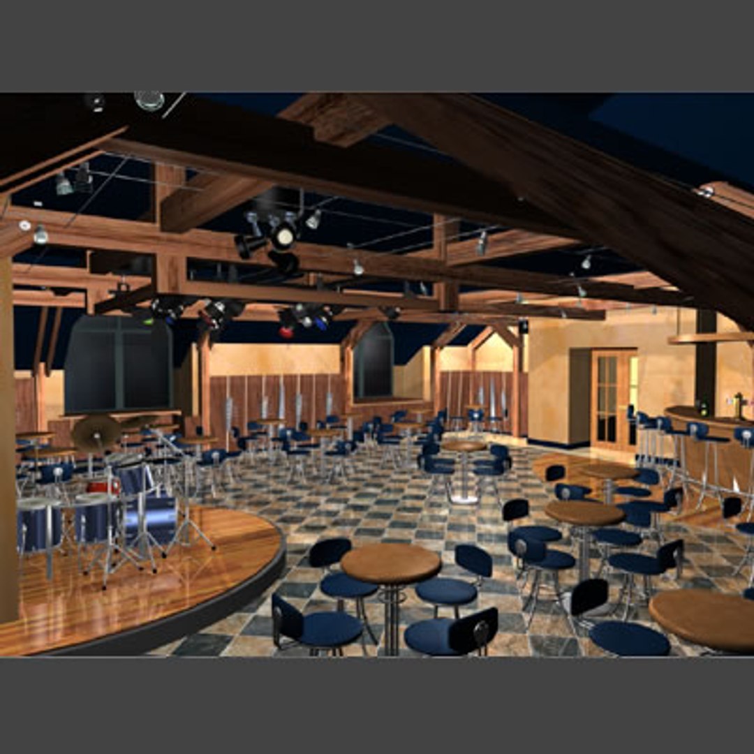 Bar Club 3d Model