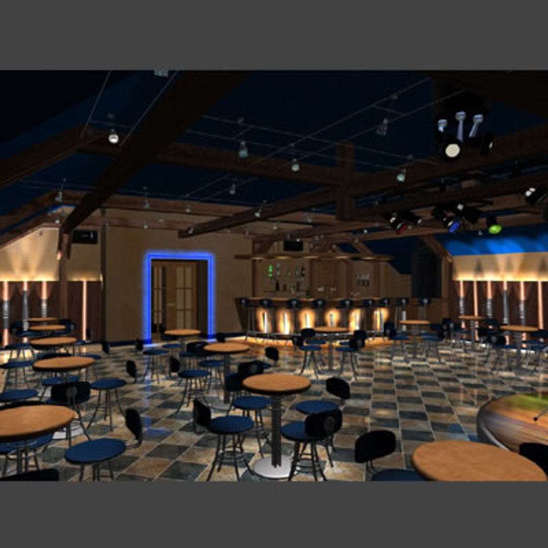 Bar Club 3d Model