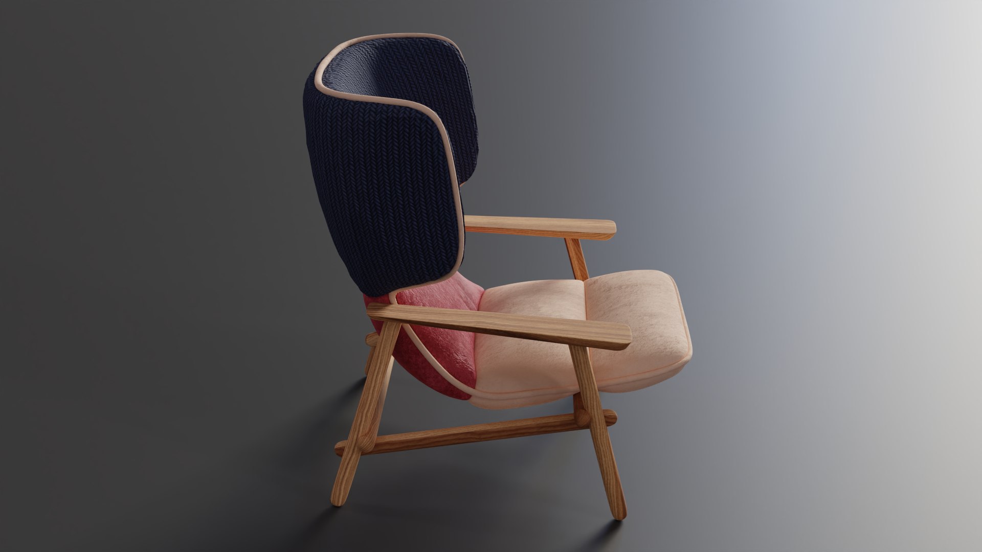 Lilo Wing Chair by Moroso 3D model - TurboSquid 1768884