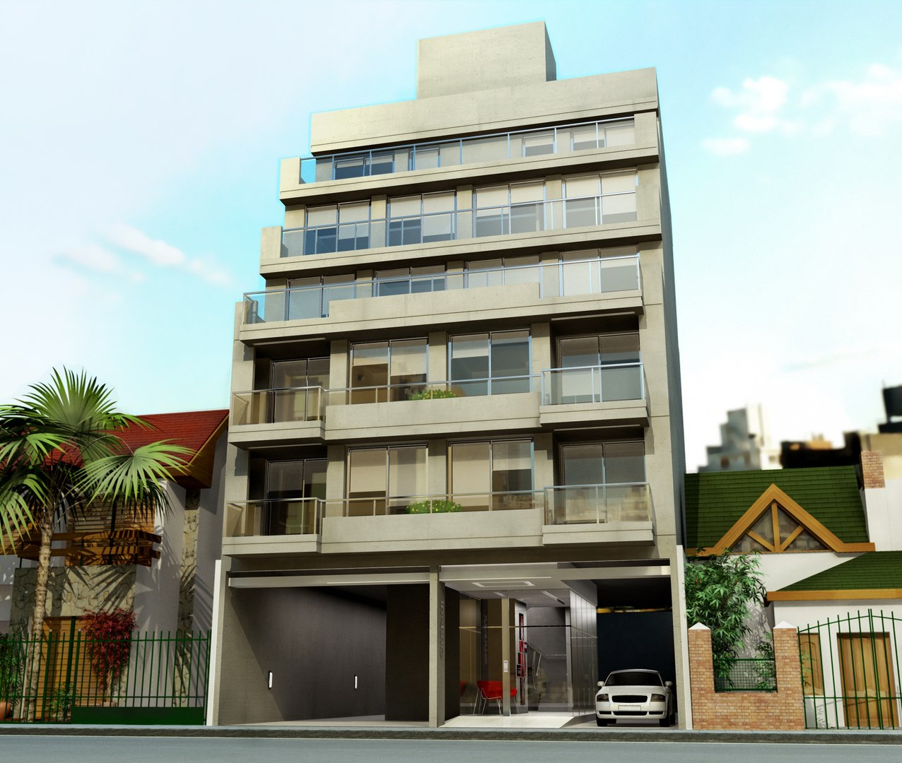 Building Hall 3d Model