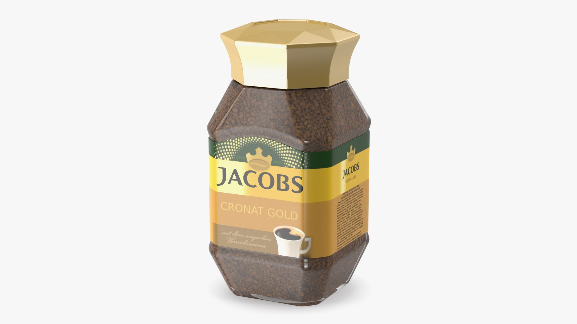 Jacobs Coffee 95g Jar 3D - TurboSquid 2145998