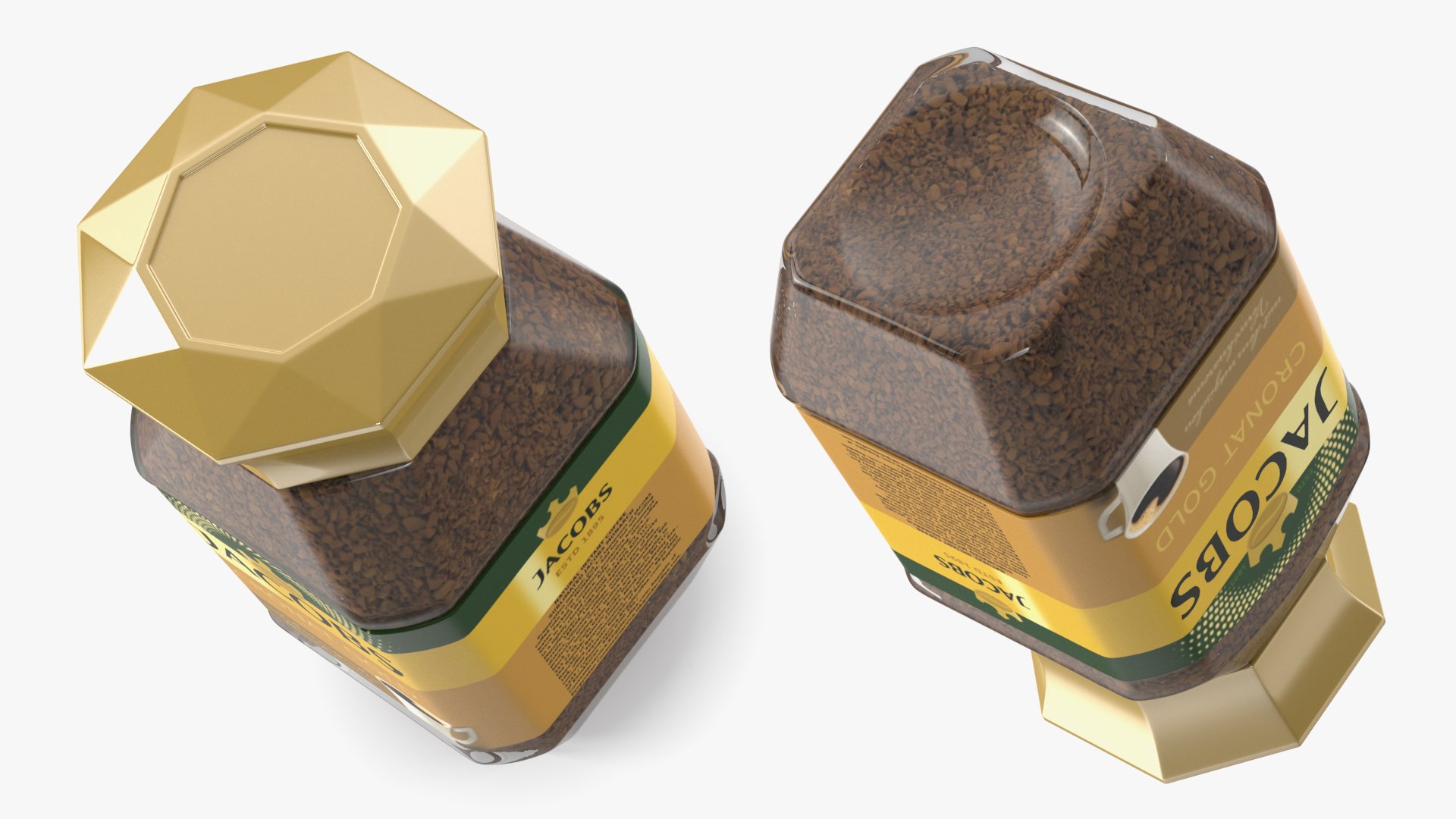 Jacobs Coffee 95g Jar 3D - TurboSquid 2145998