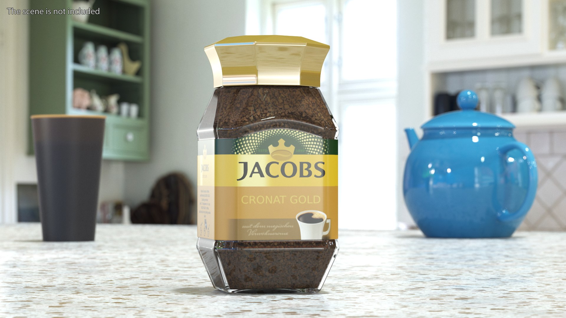 Jacobs Coffee 95g Jar 3D - TurboSquid 2145998