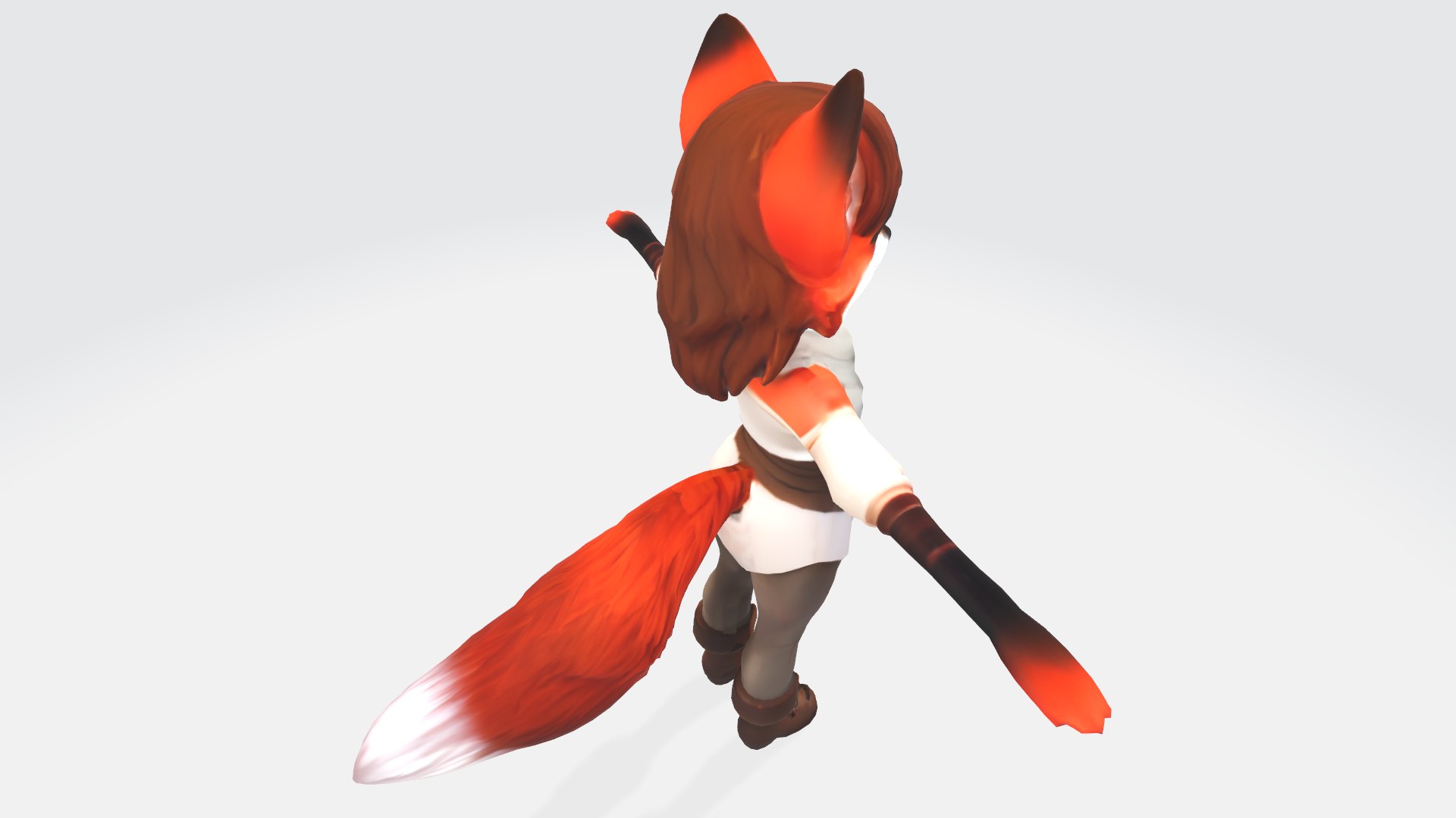 3D Ember The Brave Fox Model - TurboSquid 2296379
