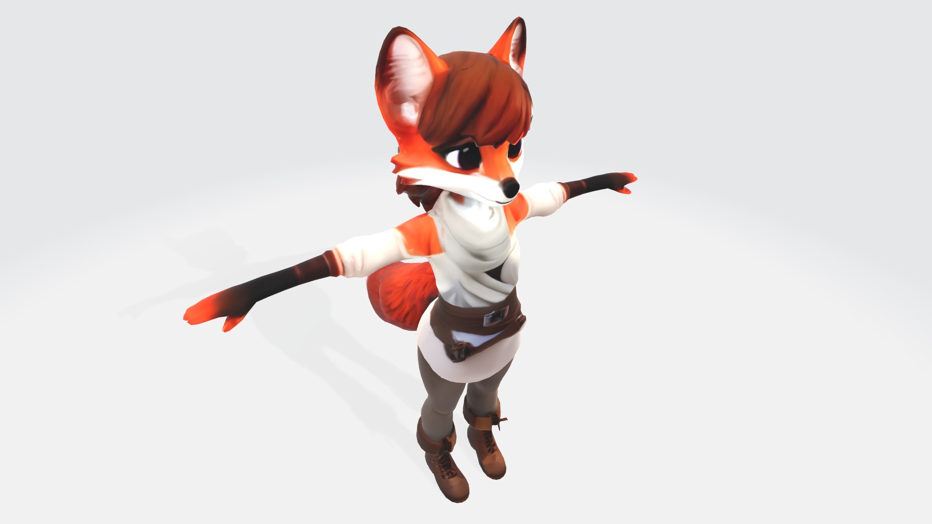3D Ember The Brave Fox Model - TurboSquid 2296379
