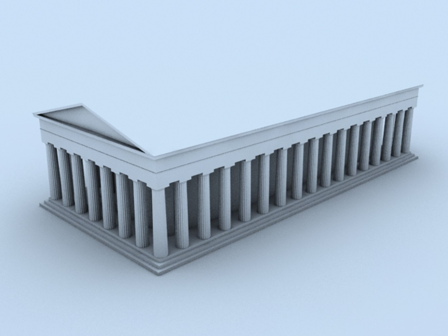 3d acropolis bulding