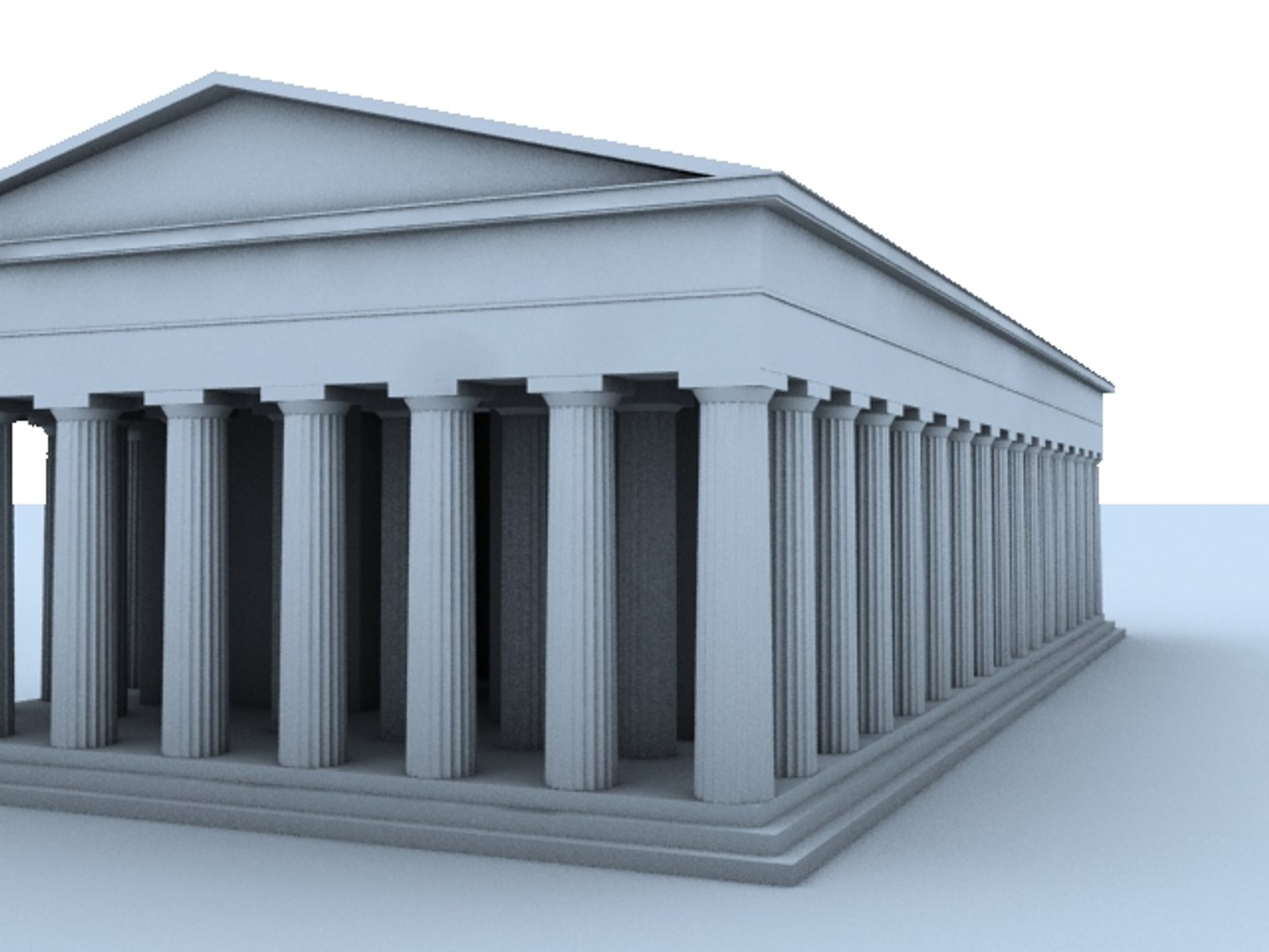 3d acropolis bulding