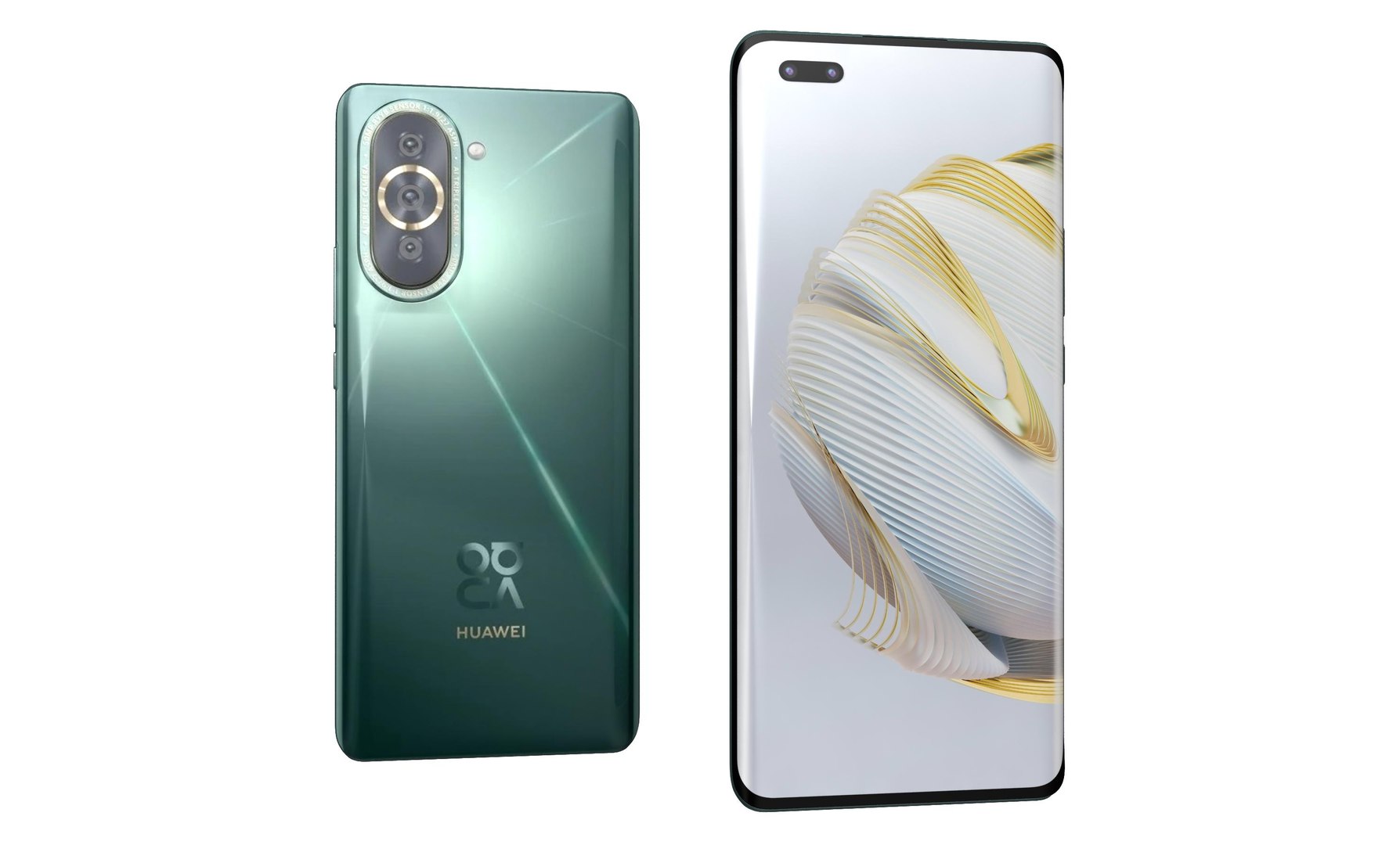 3D Model Huawei Nova 10 Pro Green - TurboSquid 1954150