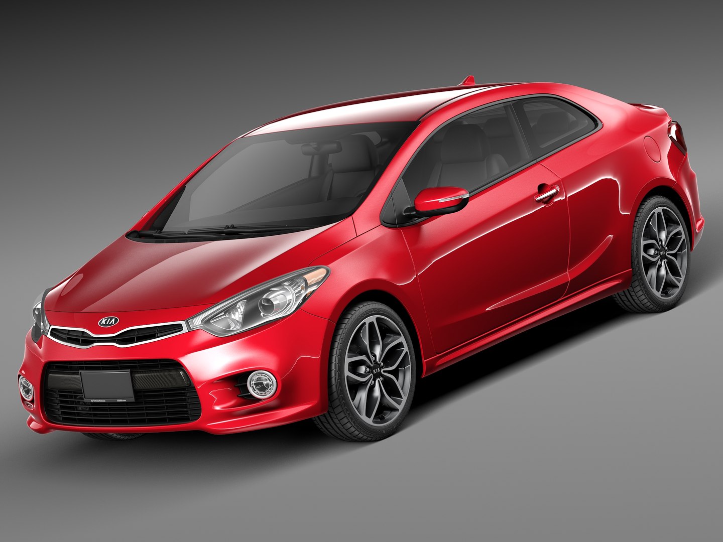 3d Model Of Kia Forte Koup Sport