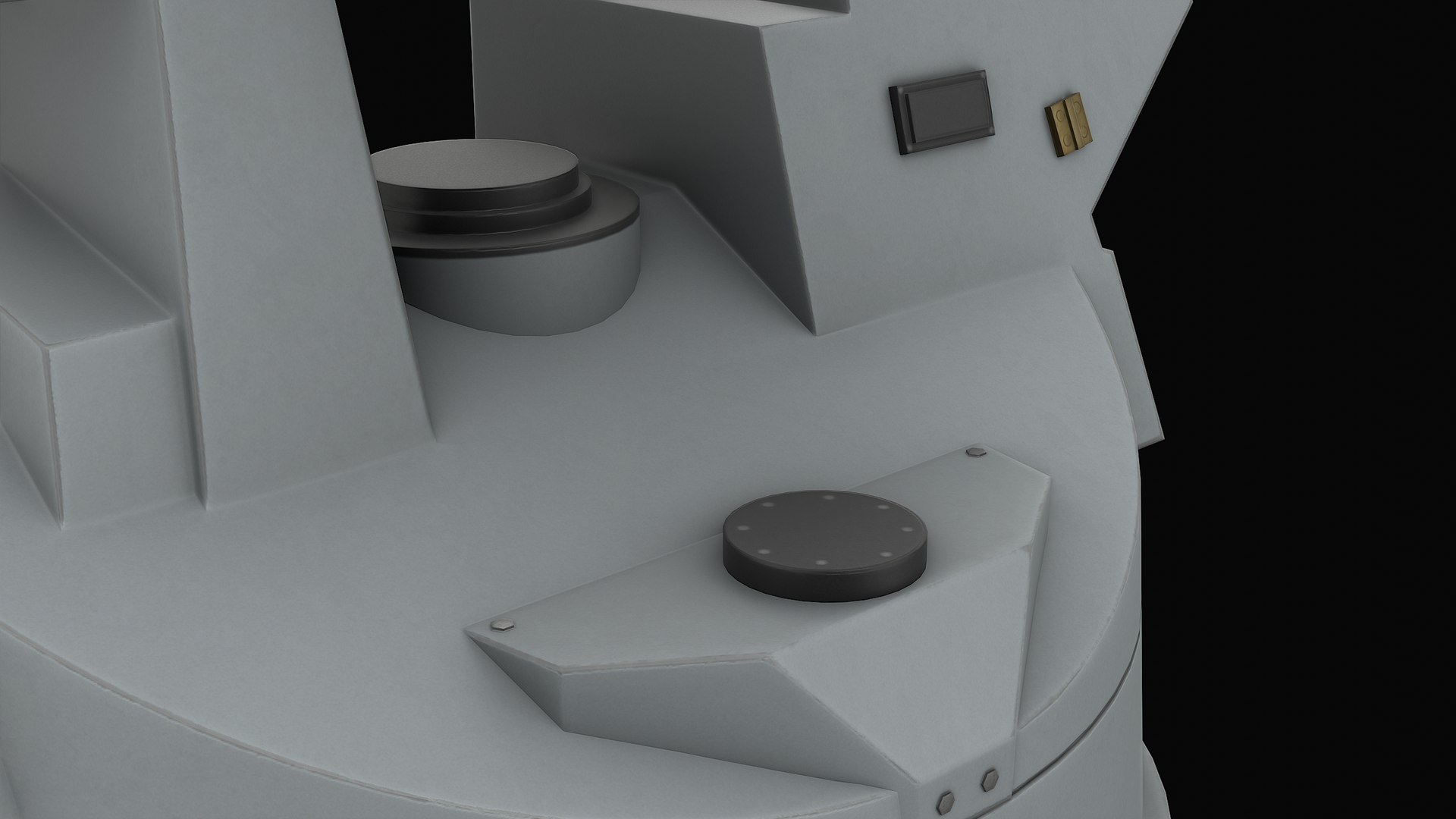 Hitrole-NT Naval Gun 3D Model - TurboSquid 2304382