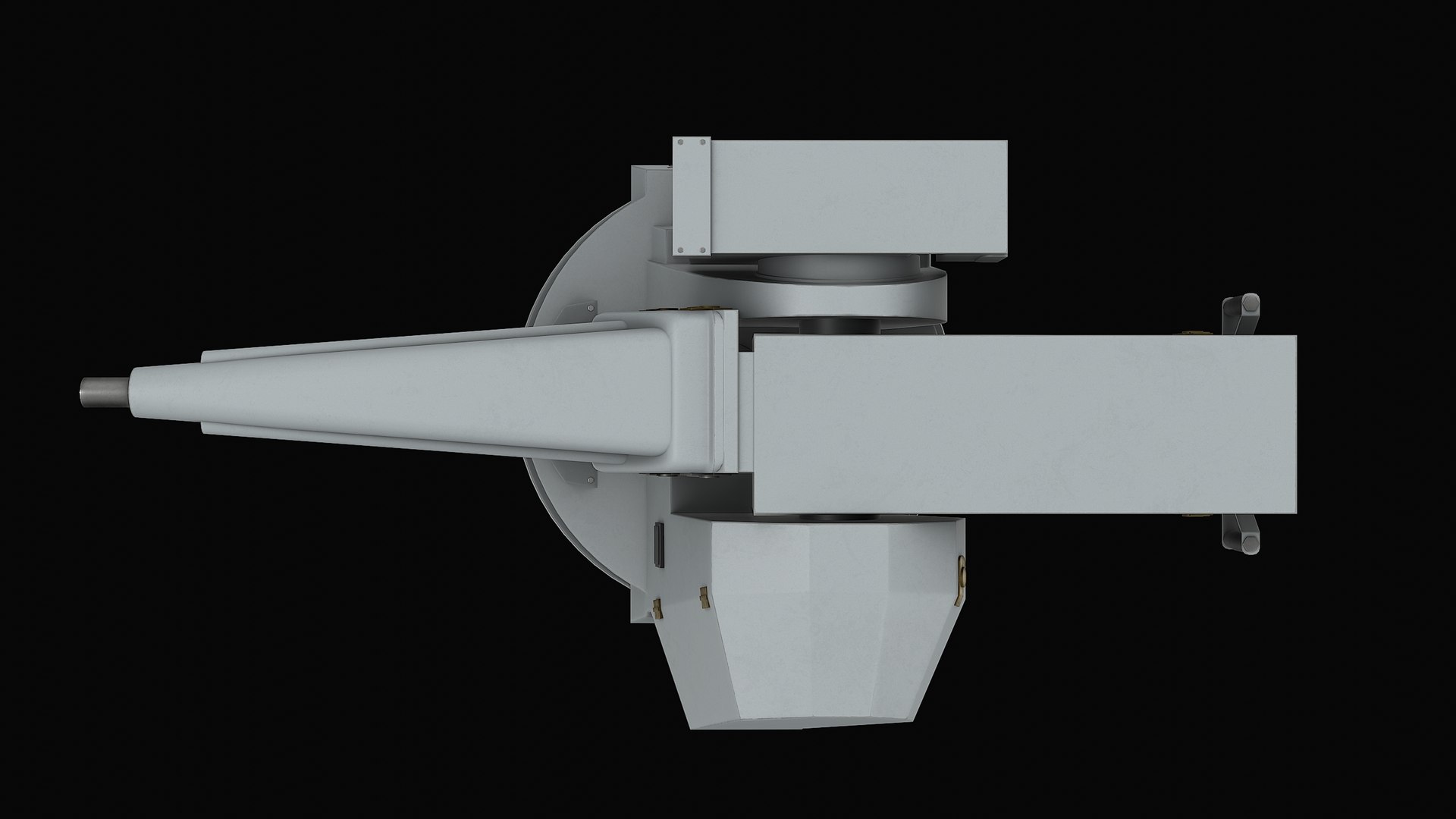 Hitrole-NT Naval Gun 3D Model - TurboSquid 2304382