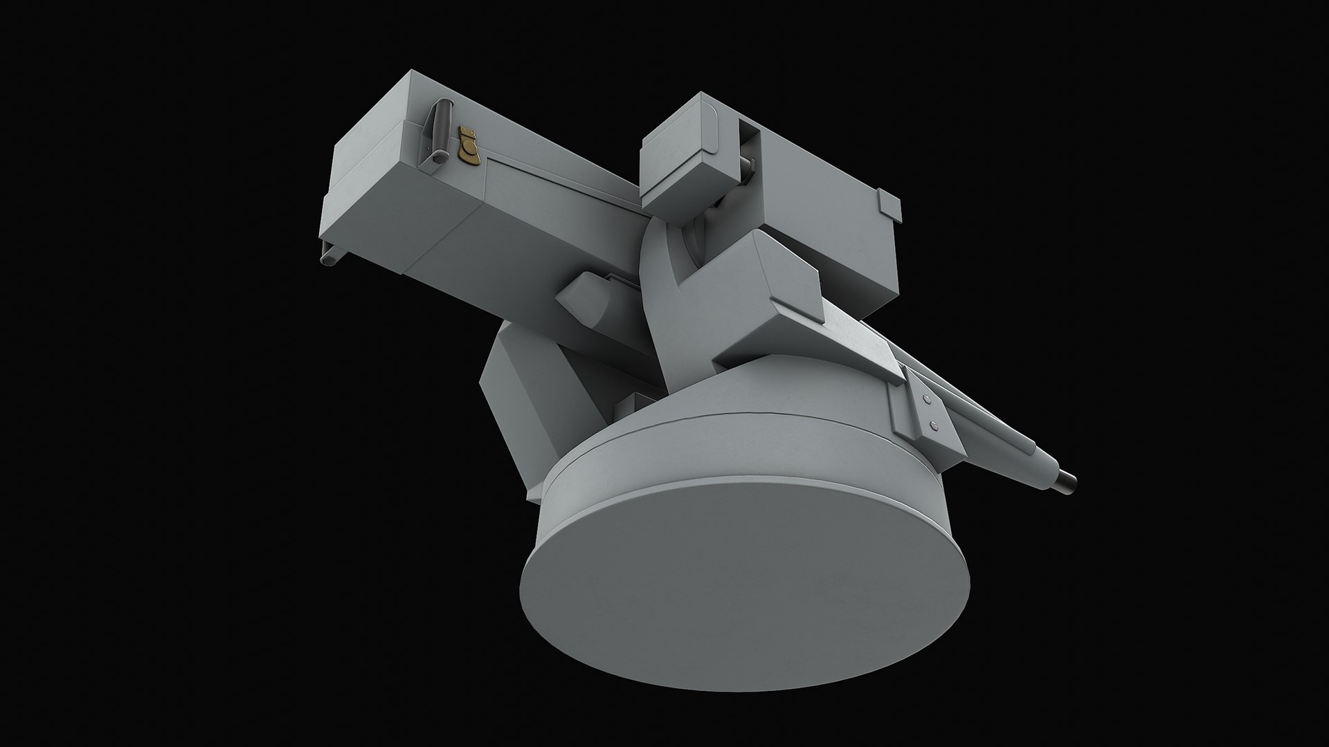 Hitrole-NT Naval Gun 3D Model - TurboSquid 2304382