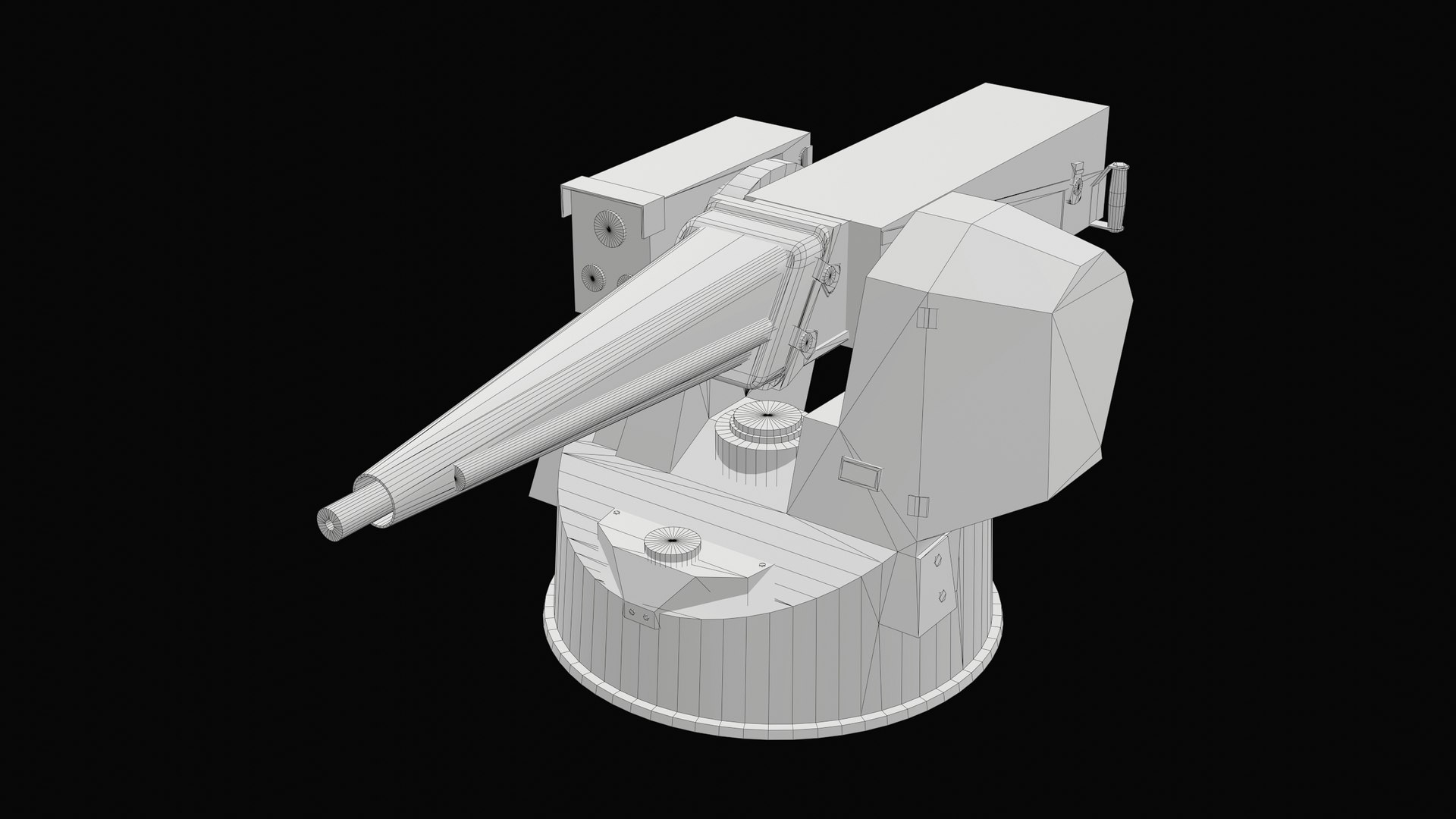 Hitrole-NT Naval Gun 3D Model - TurboSquid 2304382