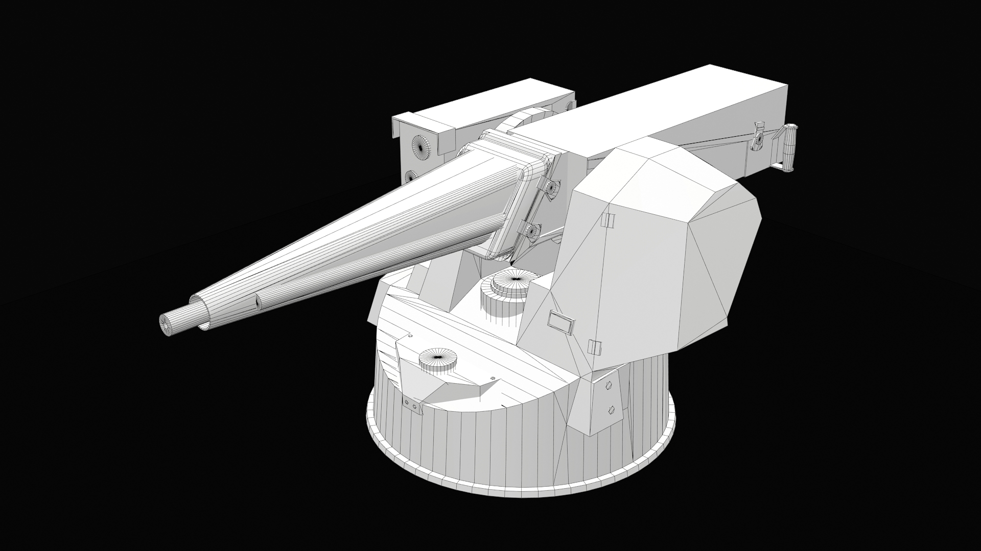 Hitrole-NT Naval Gun 3D Model - TurboSquid 2304382
