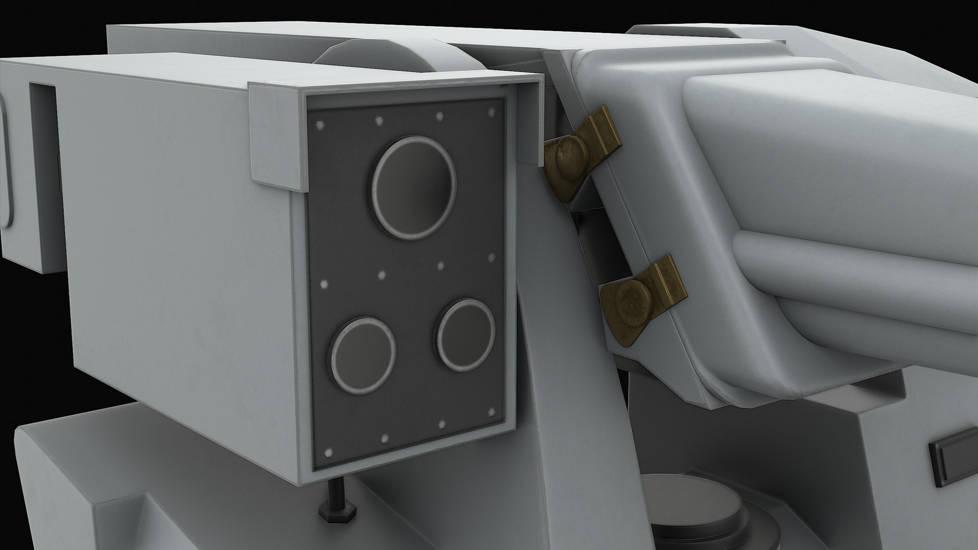 Hitrole-NT Naval Gun 3D Model - TurboSquid 2304382