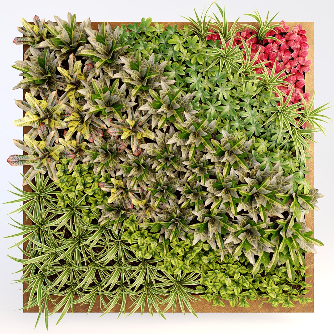 Green Wall 3D Model - TurboSquid 1239144