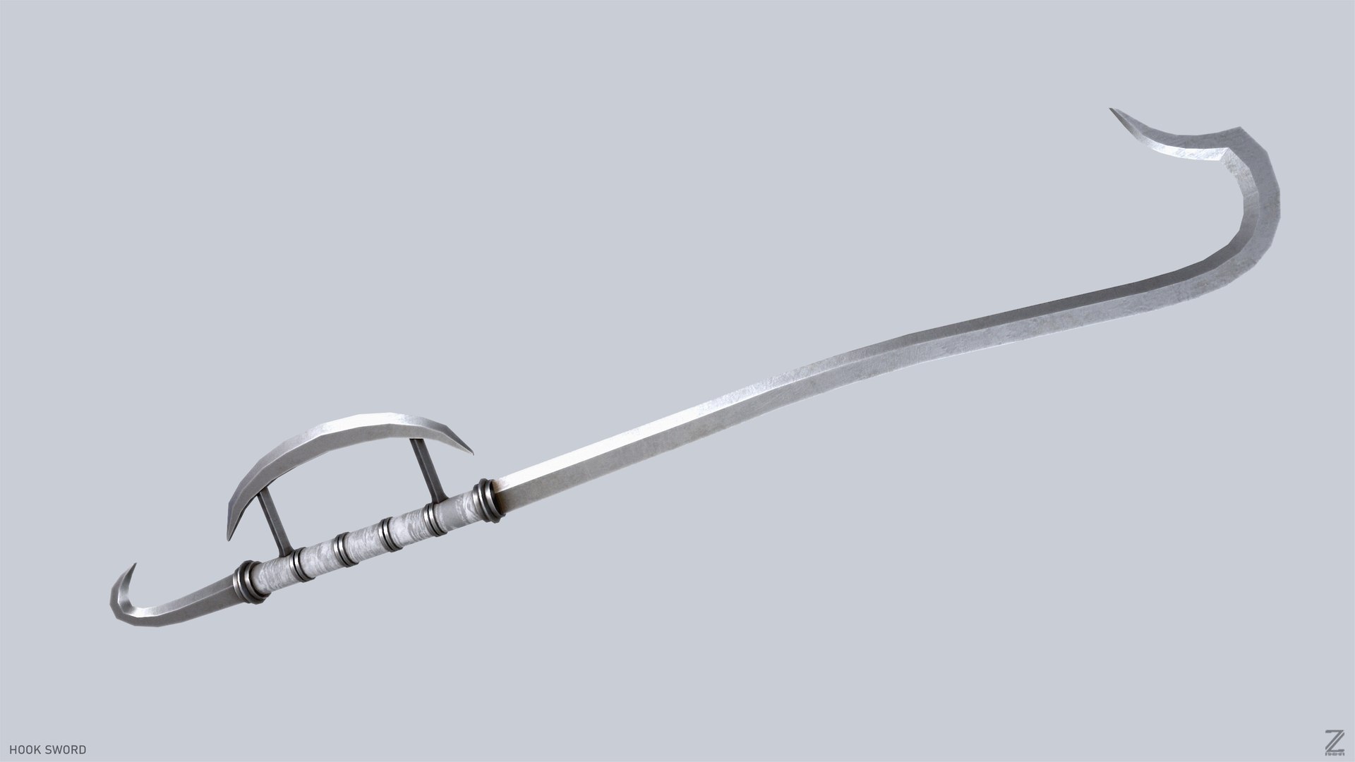 Hook Sword 3D Model - TurboSquid 2421960