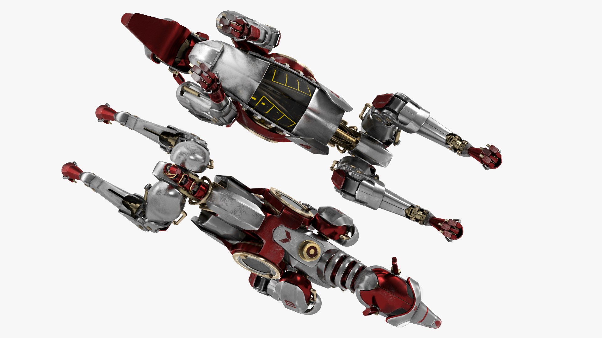 3D Futuristic Robotic Dog Concept Rigged - TurboSquid 2268841