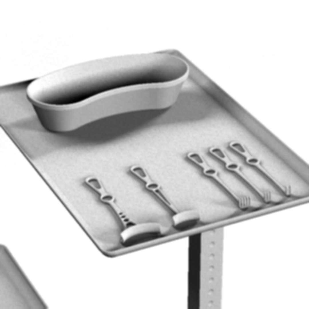 Organ Cart Mayo Retractor Max