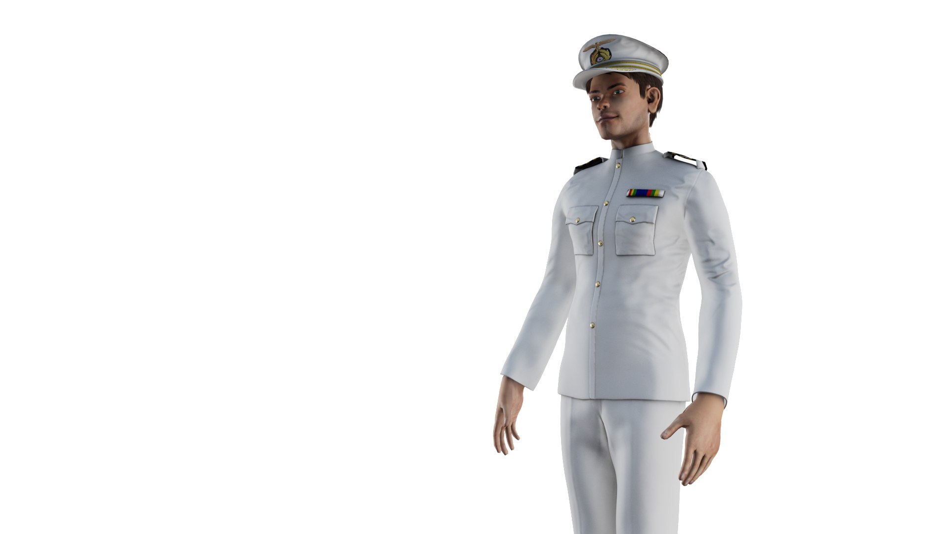 Boat Captain Rig 02 model - TurboSquid 2130417